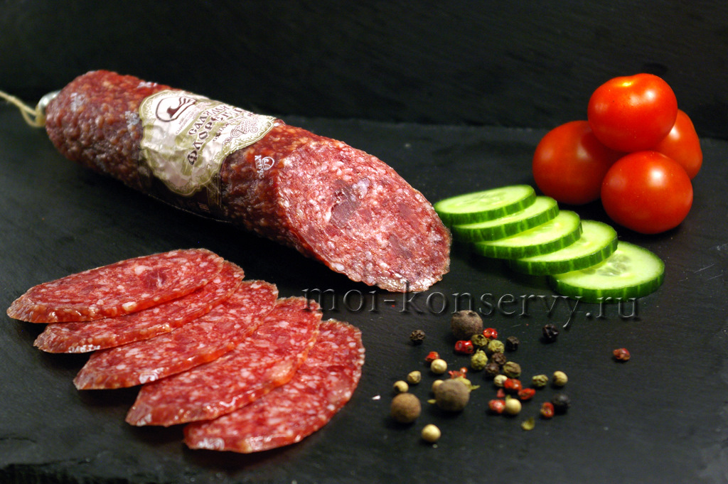 Колбаса сыровяленная, Флоренция. — Мои Консервы на DRIVE2