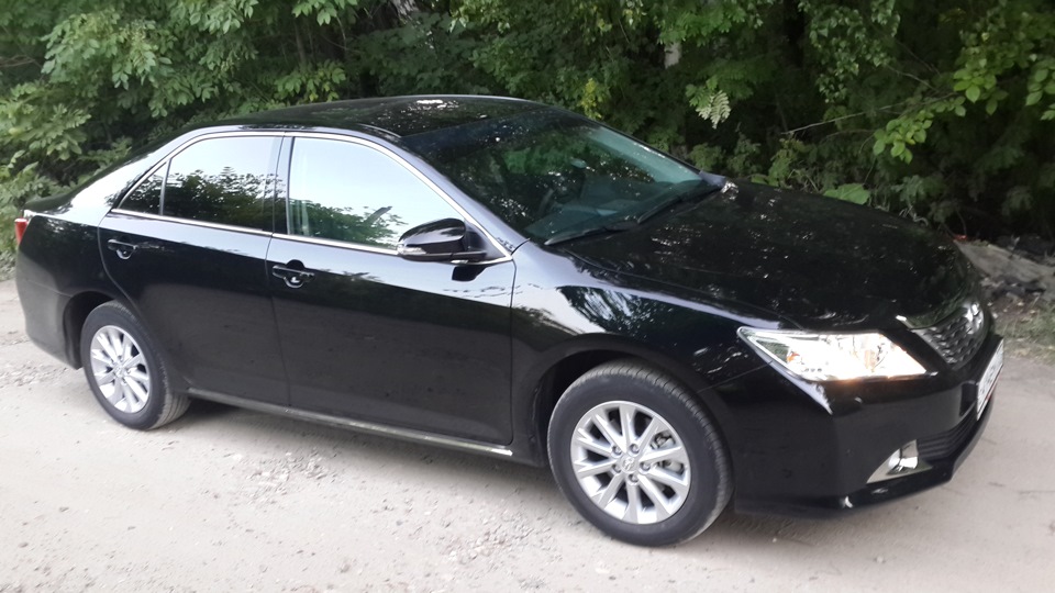 Toyota Camry (XV50) 2.5 бензиновый 2014 | V50 2.5 чёрный металик на DRIVE2