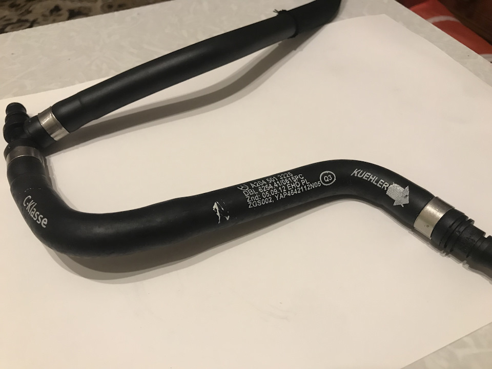 Внесение изменений в конструкцию охлаждения. +мелочи. — Mercedes-Benz C ...