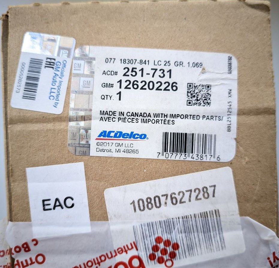 10. Помпа + сальник коленвала — Chevrolet TrailBlazer (1G), 4,2 л, 2008 ...