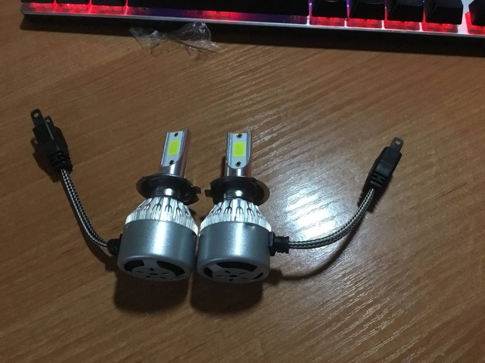 LED лампочки в ближний свет — Volkswagen Passat B5, 1,9 л, 2001 года ...