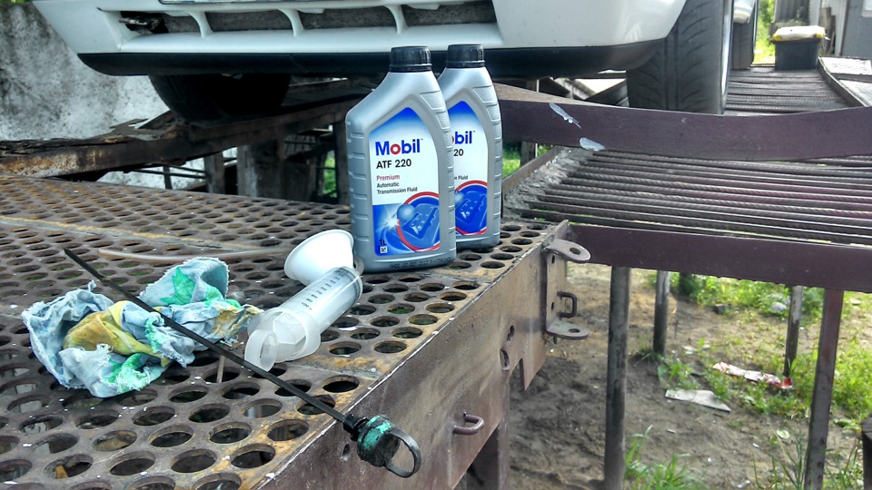 Замена масла в АКПП. — Volkswagen Golf Mk2, 1,8 л, 1990 года | плановое ...