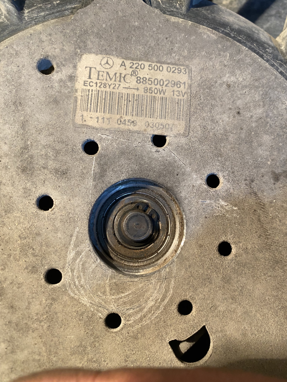 A2205000293 Вентилятор радиатора Mercedes | Запчасти на DRIVE2