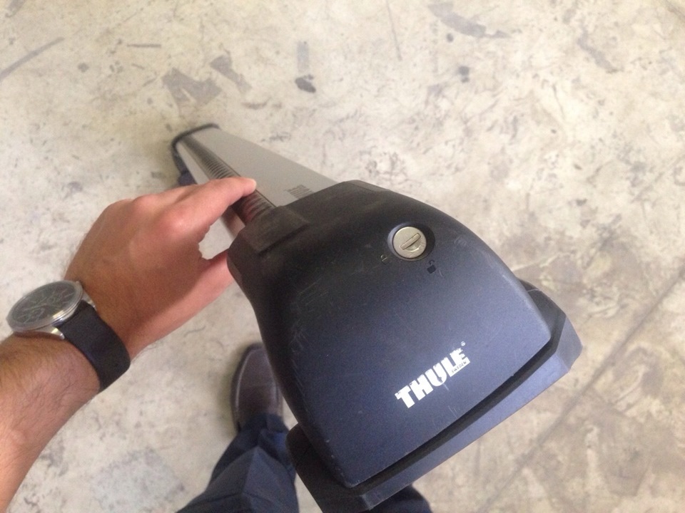 Thule WingBar Edge 9595 — Skoda Octavia A4 Mk1, 1,8 л, 2003 года ...