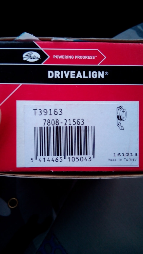 T39163 Ролик натяжной GATES | Запчасти на DRIVE2