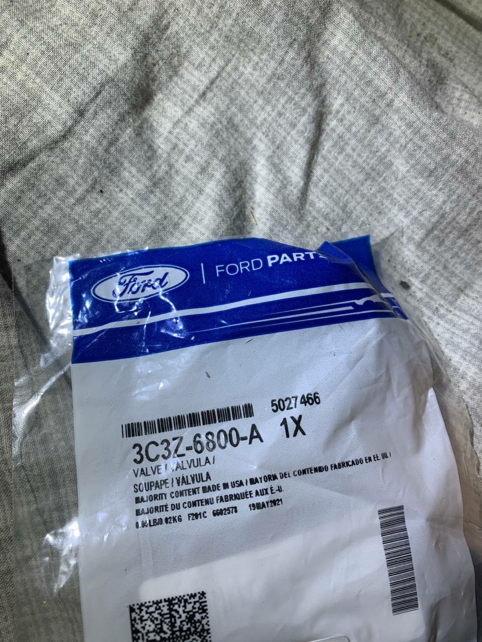 3C3Z6800A Клапан Ford | Запчасти на DRIVE2