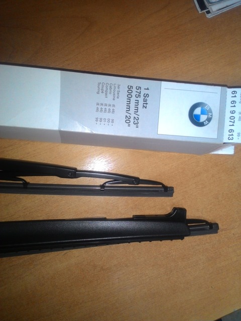 61619071613 Комплект щеток стеклоочистителя BMW | Запчасти на DRIVE2