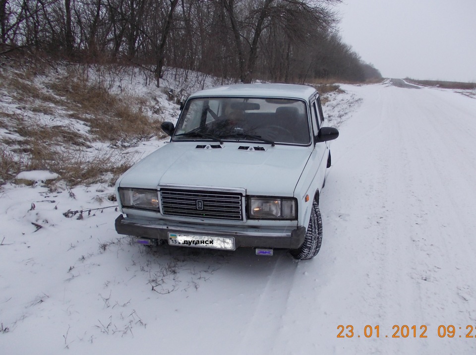 зимнее фото — Lada 2107, 1,5 л, 1994 года | покатушки | DRIVE2