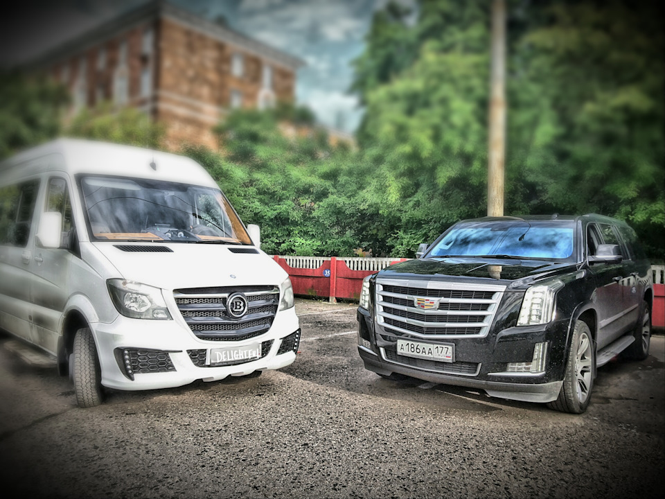 Cadillac & Brabus — Cadillac Escalade (4G), 6,2 л, 2015 года | встреча ...