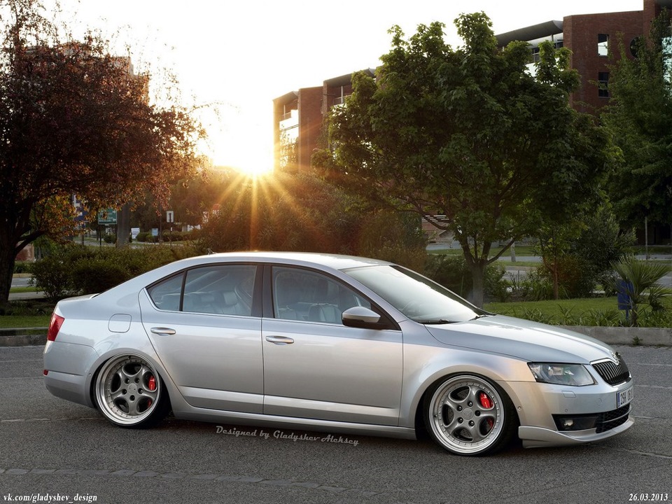 a7 stance — Skoda Octavia A5 Mk2, 1,8 л, 2011 года | просто так | DRIVE2