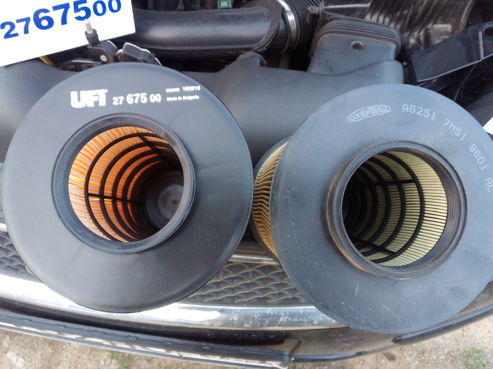 2767500 Воздушный фильтр UFI | Запчасти на DRIVE2