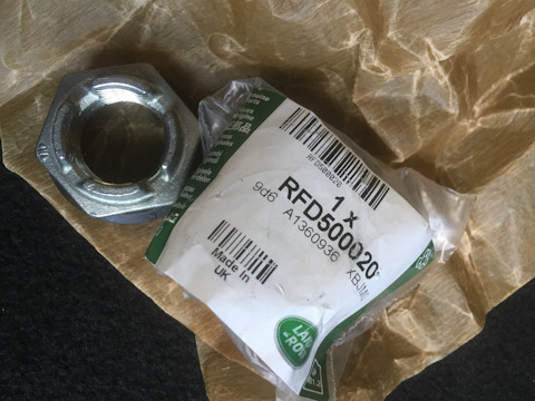 RFD500020 Шестигранная гайка Jaguar Land Rover | Запчасти на DRIVE2