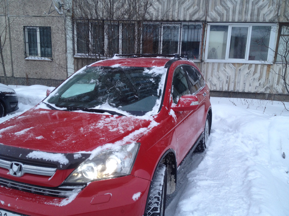 Дуги на крышу — Honda CR-V (RE), 2,4 л, 2008 года | фотография | DRIVE2
