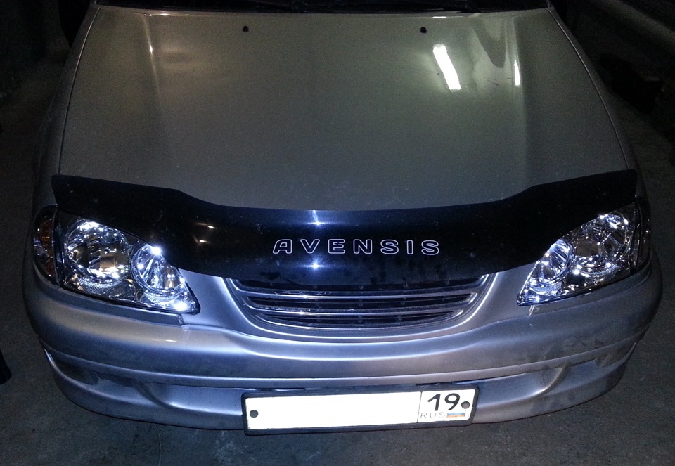 Установка рестайлинговой оптики. — Toyota Avensis I, 1,6 л, 1998 года ...