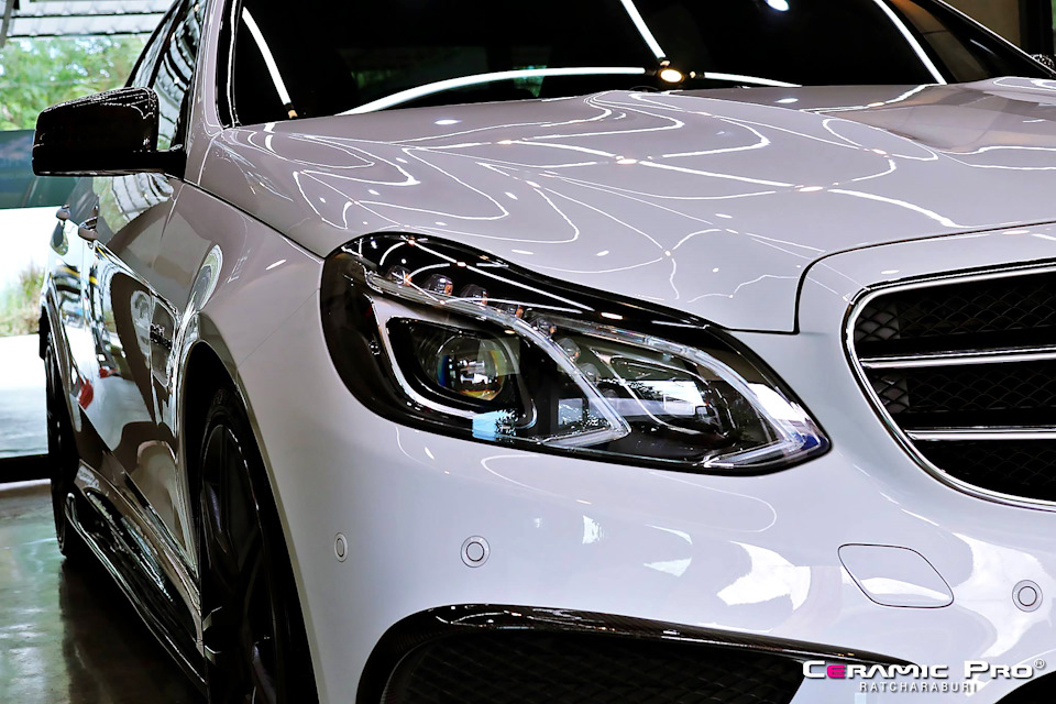 Безупречная защита автомобиля Mercedes Benz E Class составами Ceramic