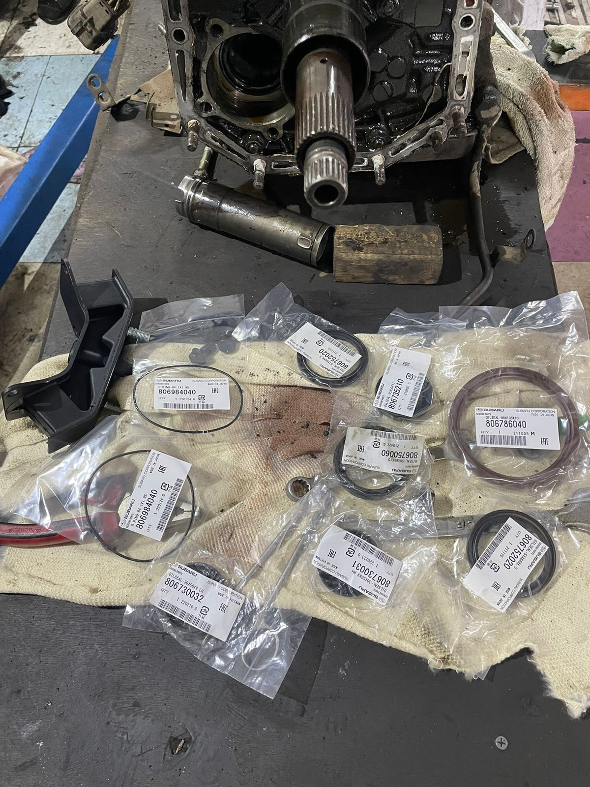 Первый ремонт! — Subaru Legacy (BD/BG/BK), 2,5 л, 1995 года | плановое ...