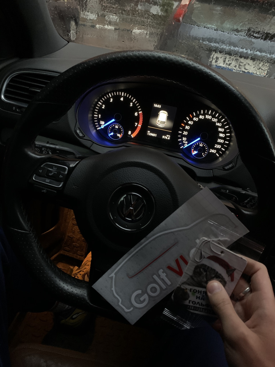 Приборная панель Premium 3D — Volkswagen Golf Mk6, 1,6 л, 2012 года | стайлинг | DRIVE2