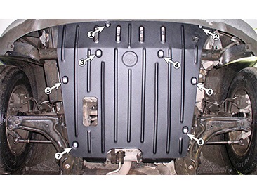 Коврики и защита двигателя — Mercedes-Benz Vito (2G), 2,2 л, 2006 года ...