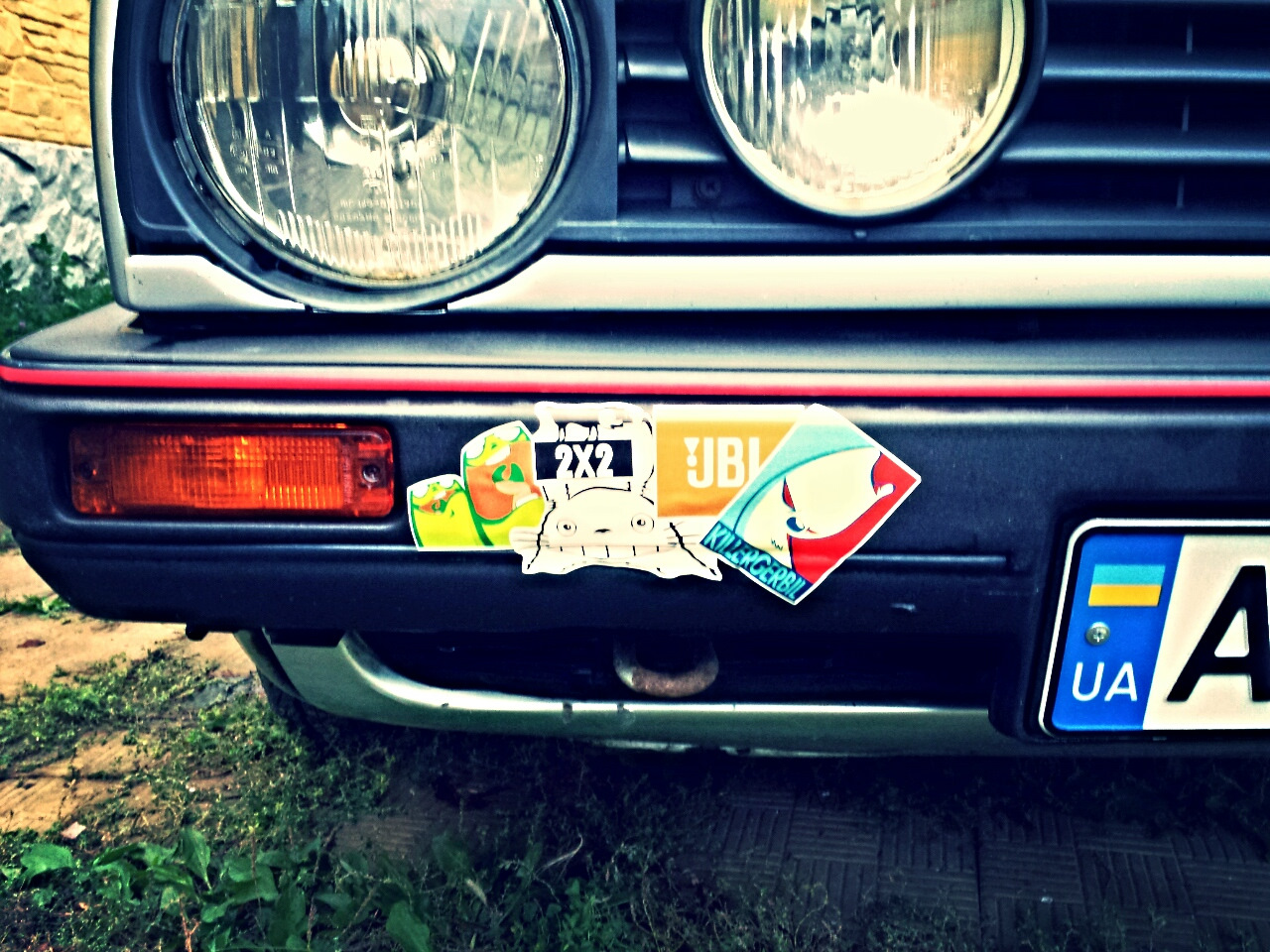 Немного sticker bombing'а — Volkswagen Golf Mk2, 1,8 л, 1987 года ...