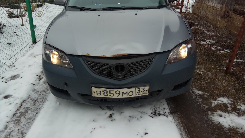 Всё-таки галоген — Mazda 3 (1G) BK, 1,6 л, 2006 года | электроника | DRIVE2
