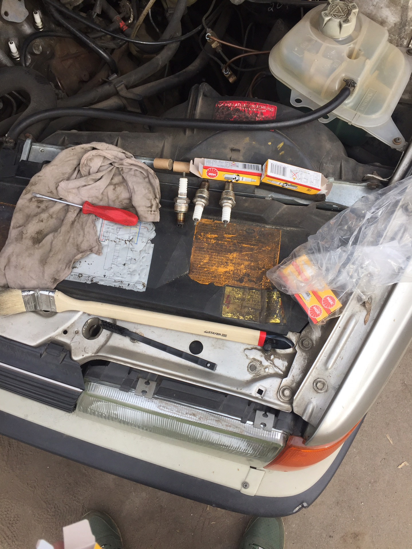 Провел время со своей Авдотьей — Audi 100 (C3), 2,3 л, 1986 года ...