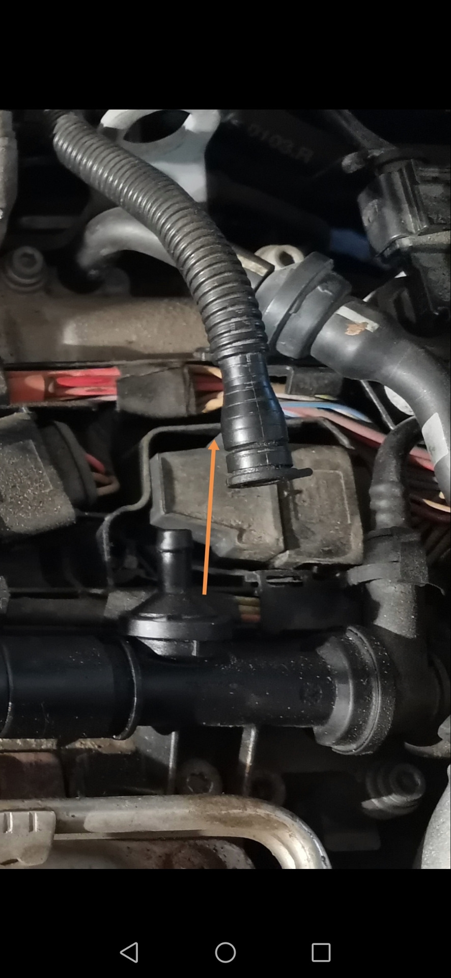 3#. Замена клапана квкг (клапан вентиляции картерных газов ...