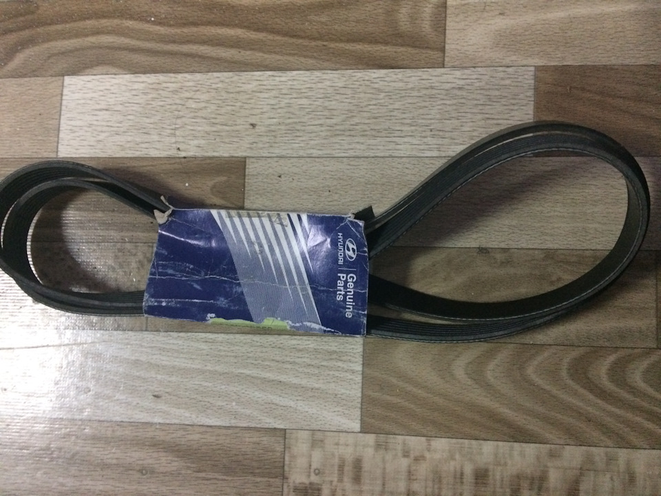 2521237111 РЕМЕНЬ ГЕНЕРАТОРА L=80 СМ KIA HYUNDAI | Запчасти на DRIVE2