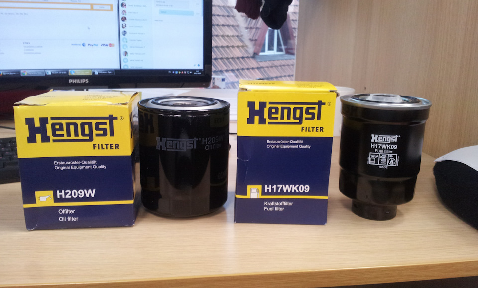 масла, фильтра, свечи накала — Hyundai H-1 (1G), 2,5 л, 2007 года ...