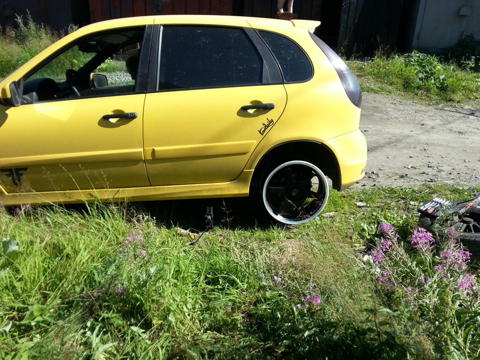 Диски RAYS Volk Racing — Lada Калина Спорт (1G), 1,6 л, 2011 года ...