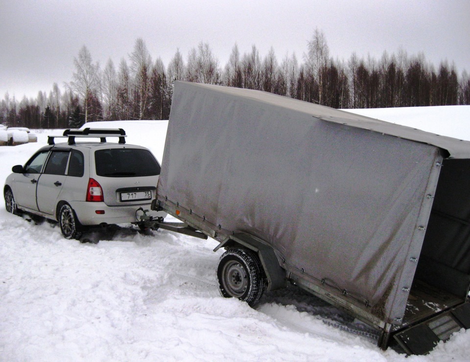 Установил фаркоп — Lada Калина Универсал (1G), 1,6 л, 2008 года ...