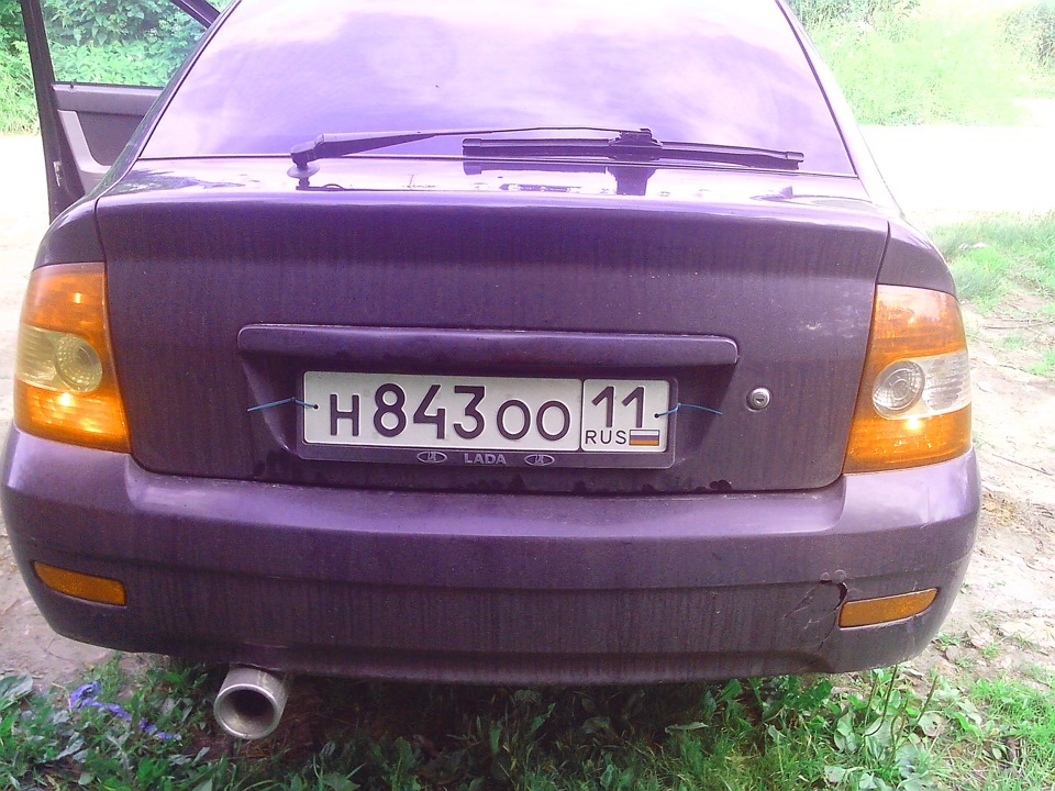Породам на хэтчбек глушак 4star — Lada Приора хэтчбек, 1,6 л., 2008 ...