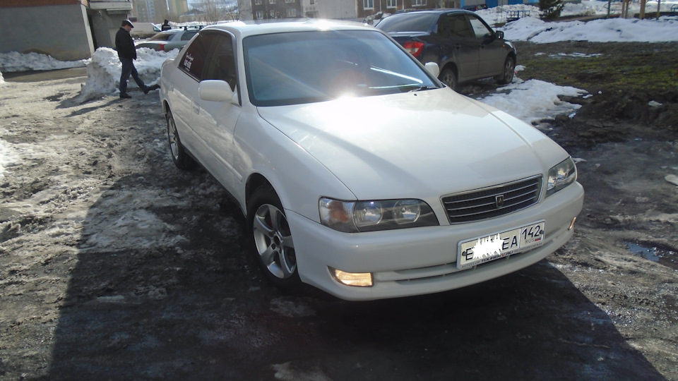 Toyota Chaser (100) 2.0 бензиновый 1997 | Белый Сhaser JX100 на DRIVE2