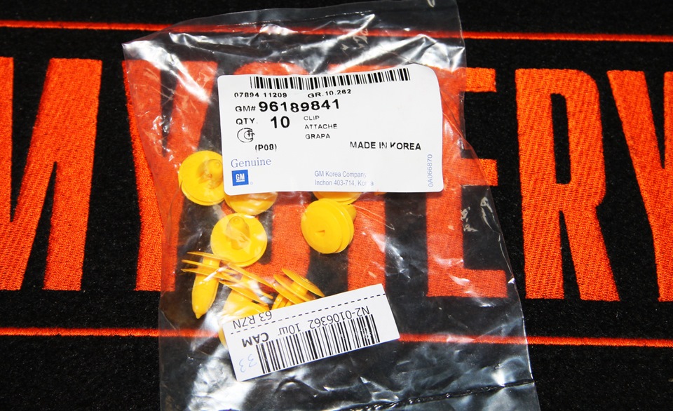 96189841 КЛИПСА ОБЛИЦОВКИ ДВЕРИ N GM | Запчасти на DRIVE2