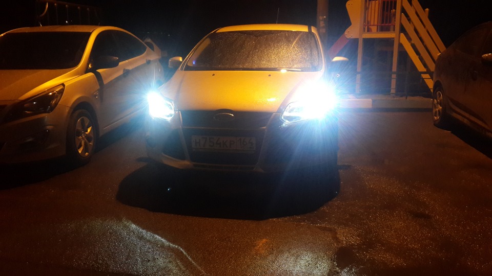 cree r5 7w в габариты — Ford Focus Sedan III, 1,6 л, 2013 года ...