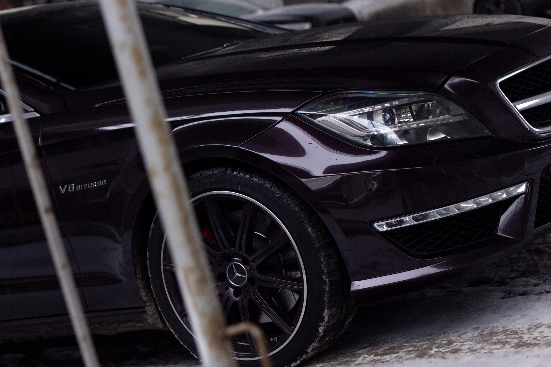 First winter set. — Mercedes-Benz CLS 63 AMG (C218), 5,5 л, 2014 года ...
