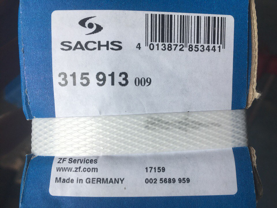 315913 Амортизатор для AUDI, SEAT, SKODA, VW SACHS | Запчасти на DRIVE2