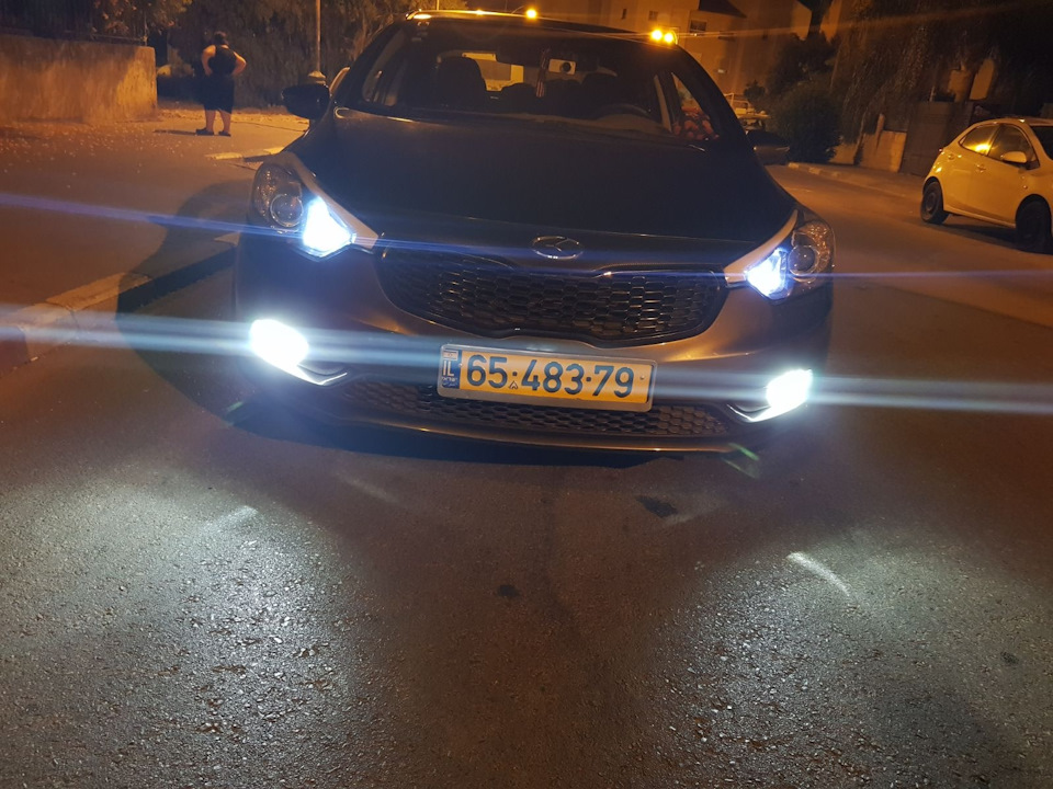 Турбо лед h11 6000k — KIA Cerato (3G), 1,6 л, 2013 года | аксессуары ...