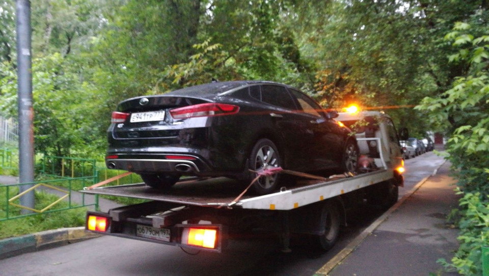 Уехала на замену патрубка… — KIA Optima (4G), 2 л, 2016 года ...