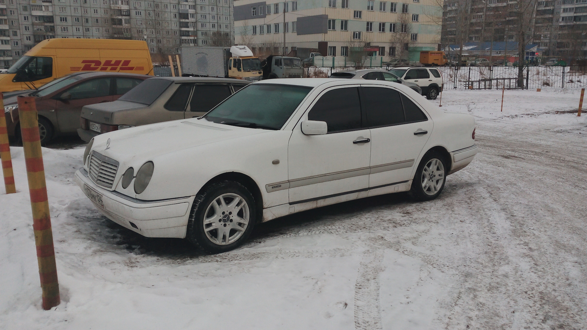 Сражение с колесами, часть первая. — Mercedes-Benz E-Class (W210), 2,3 л, 1996 года | колёсные ...