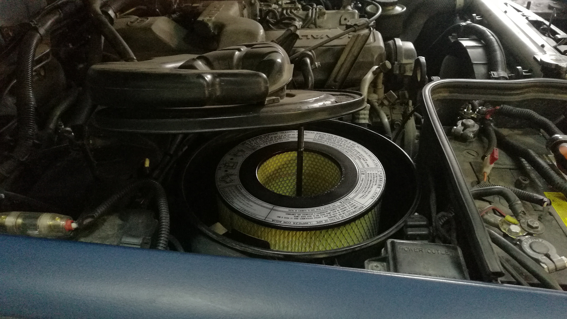 Воздушный фильтр — Toyota Land Cruiser 80, 4,2 л, 1996 года | тюнинг ...