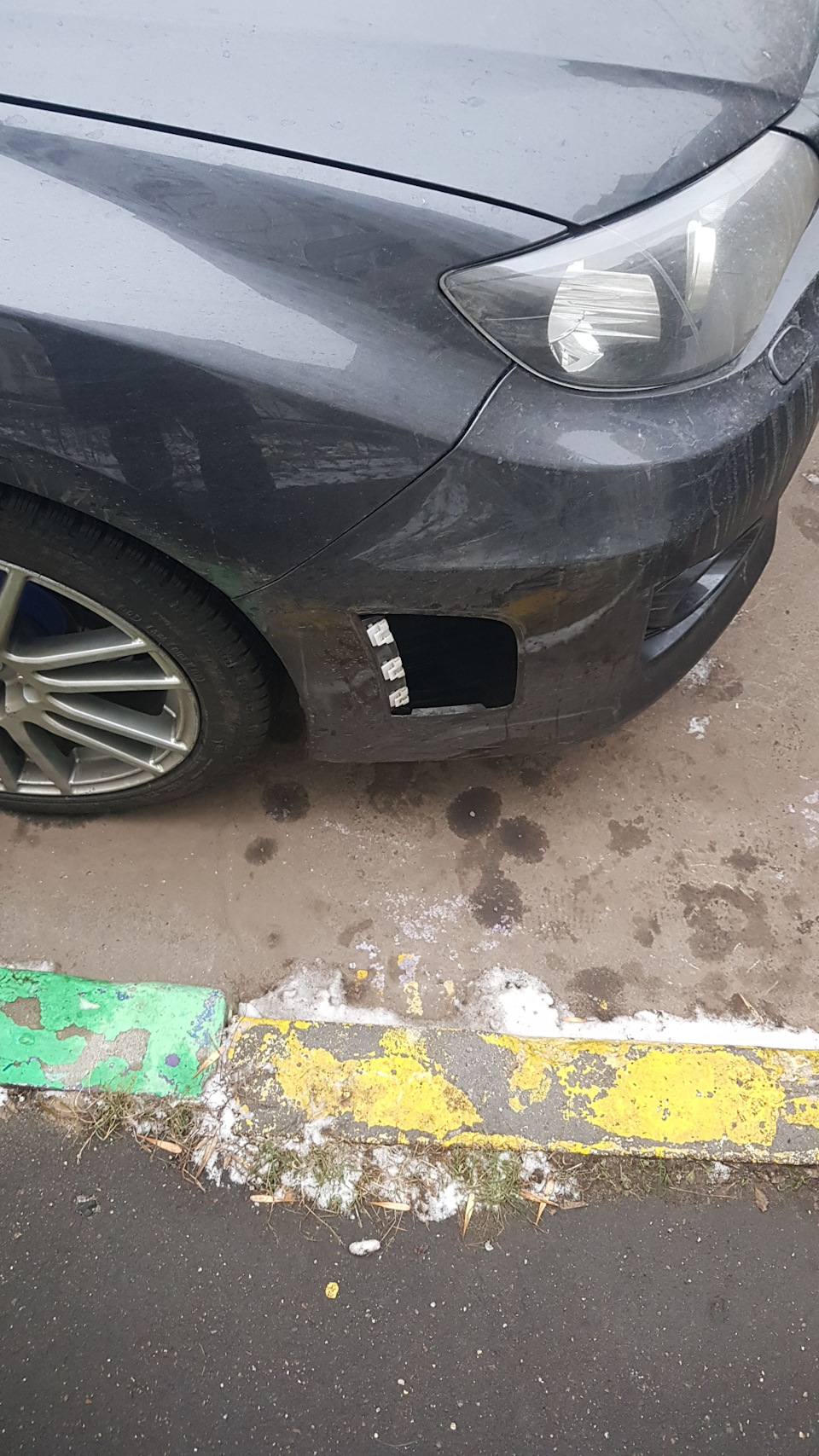 Жабра бампера и shift knob — Subaru Impreza WRX STI (GV/GR), 2,5 л ...