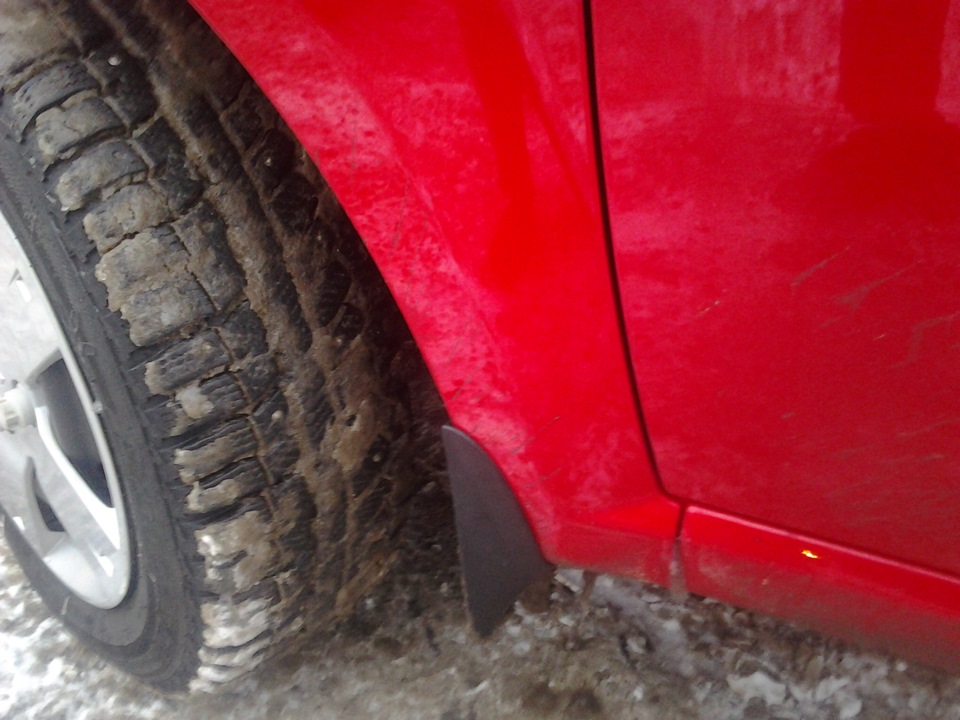 Брызговики и кое что ещё:) — Chevrolet Aveo Sedan (1G), 1,4 л, 2010 ...