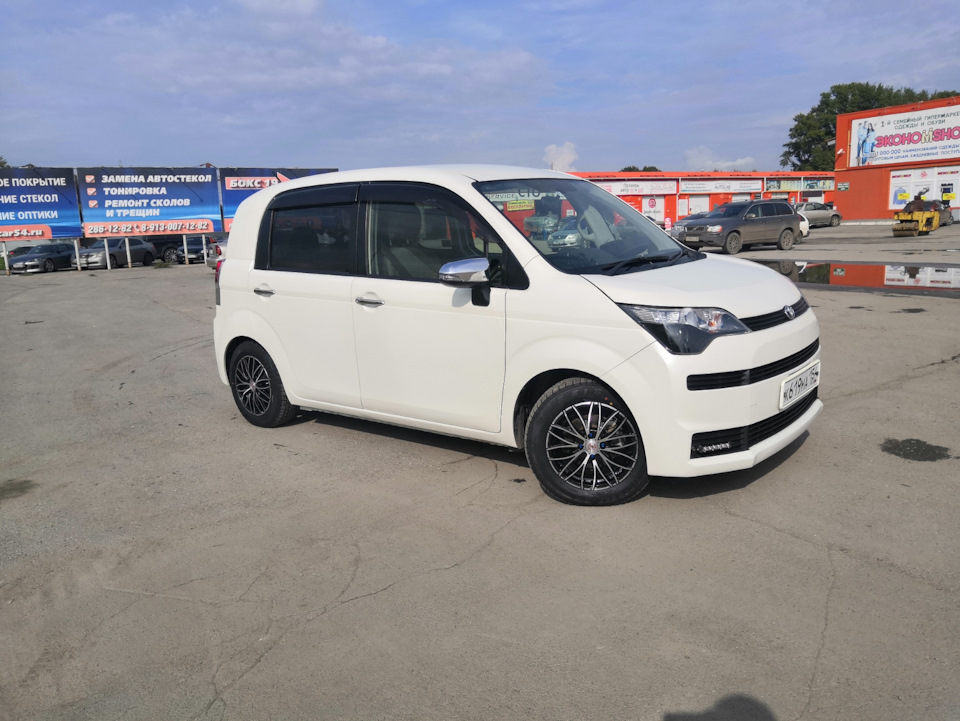 Новые тапки. — Toyota Spade, 1,3 л, 2014 года | шины | DRIVE2