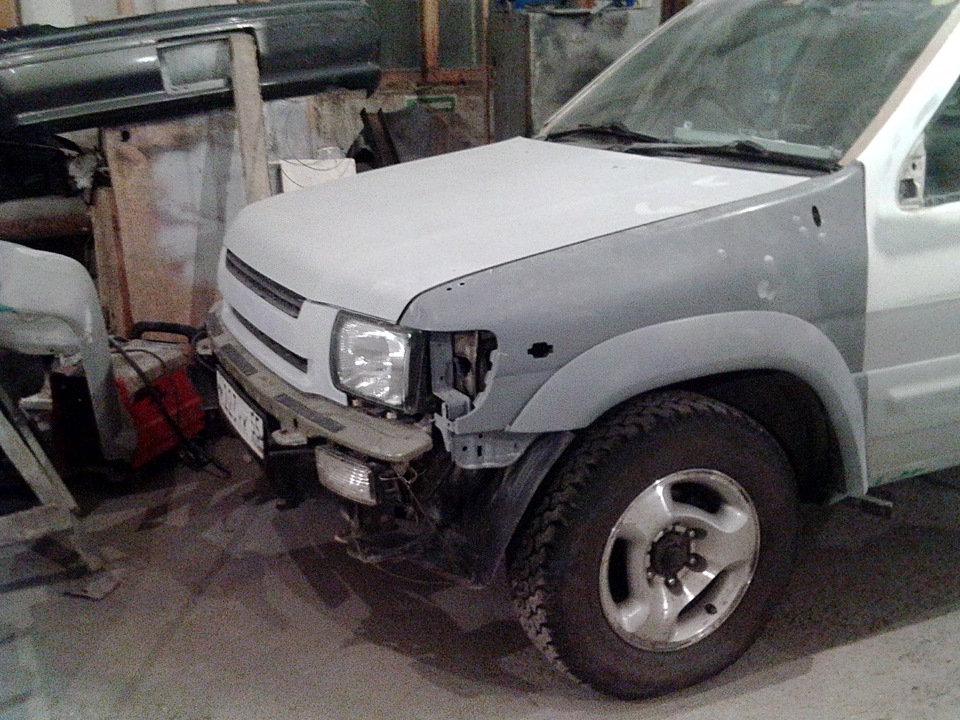 Подготовка к финальному грунтованию кузова — Nissan Terrano Regulus, 3 ...