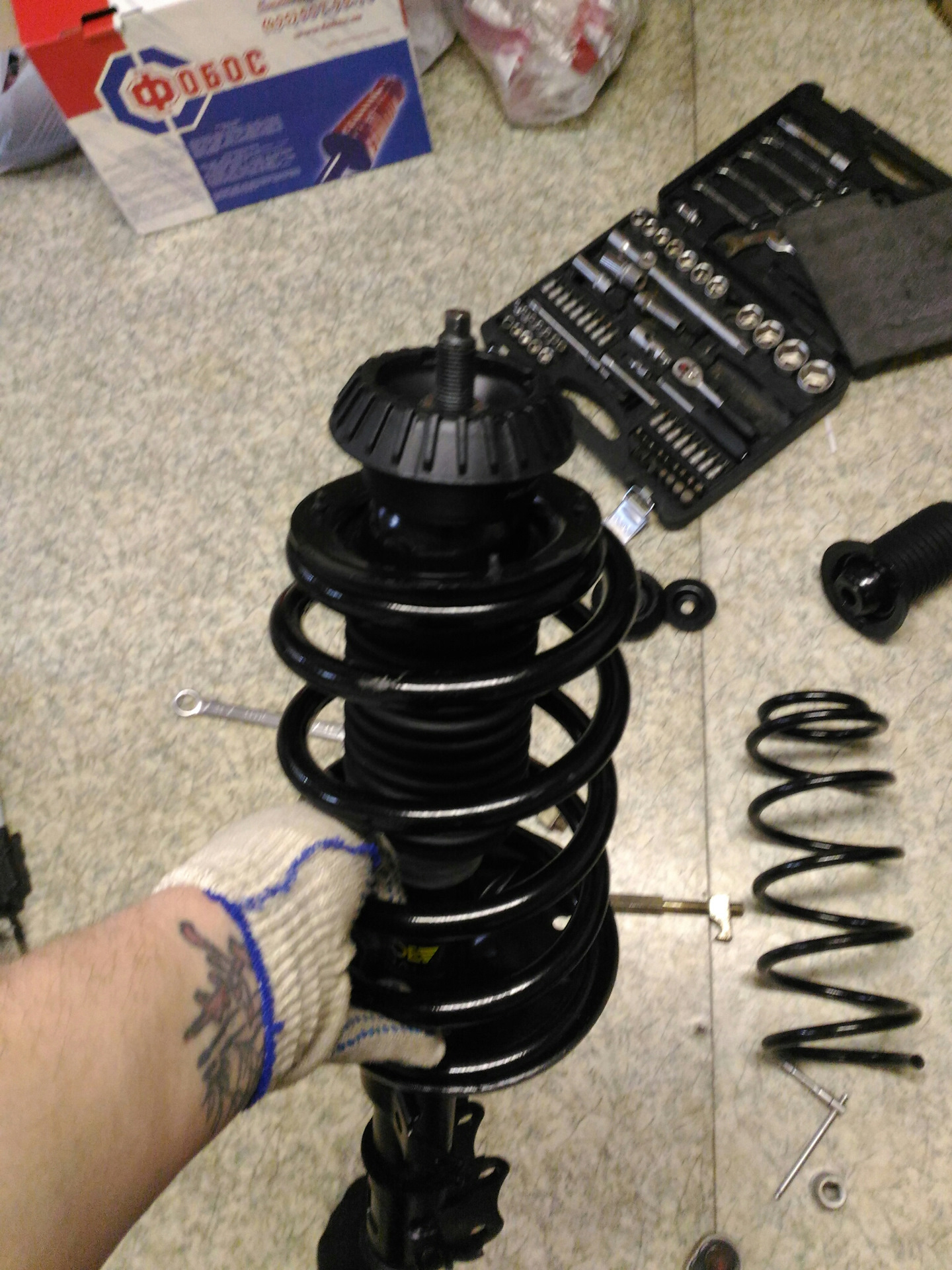 Подвеска приехала! — Chevrolet Aveo Sedan (1G), 1,2 л, 2008 года ...