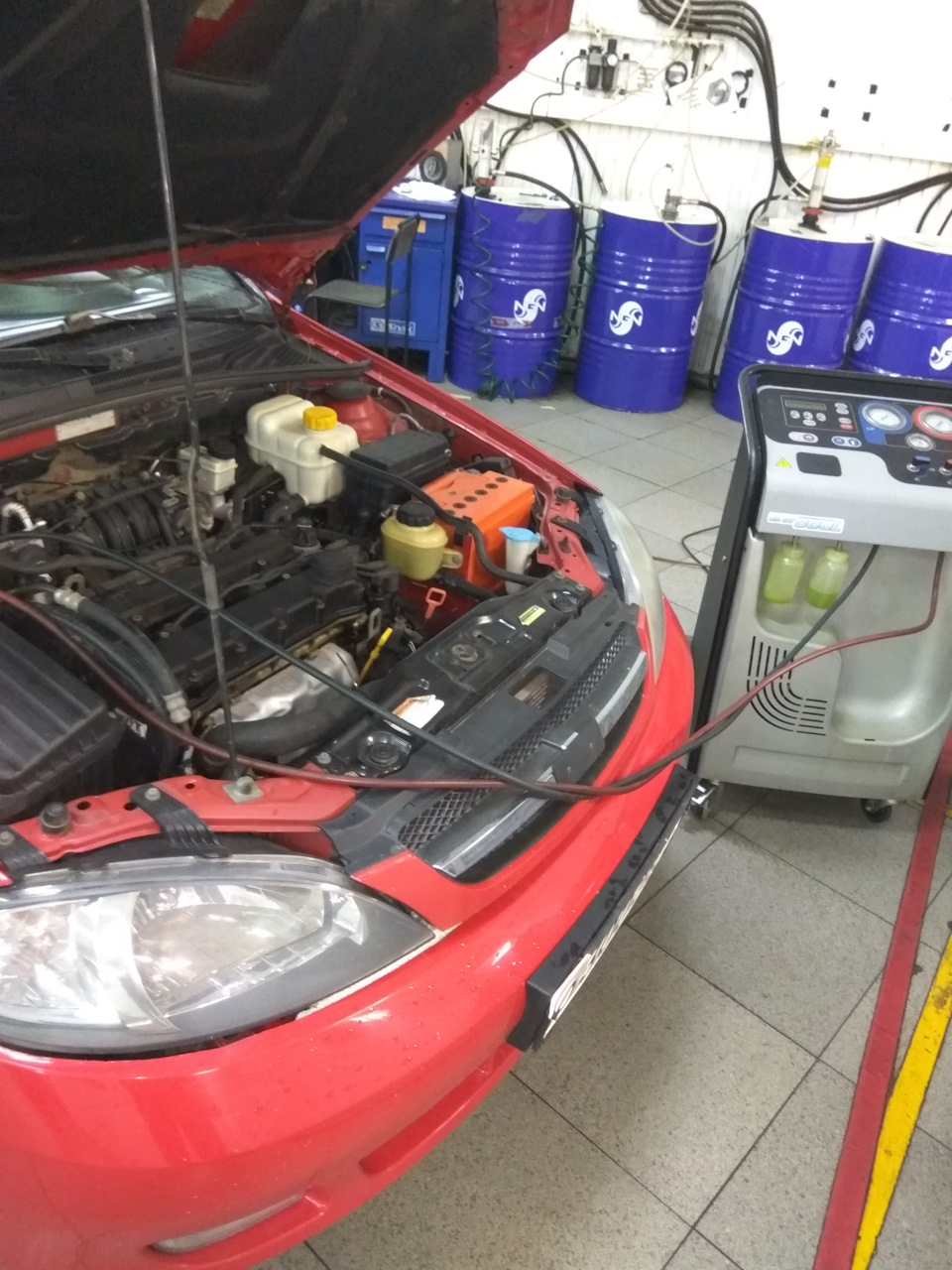 Кондиционер #1. Диагностика, трубка, разъем — Chevrolet Lacetti 5D, 1,6 ...