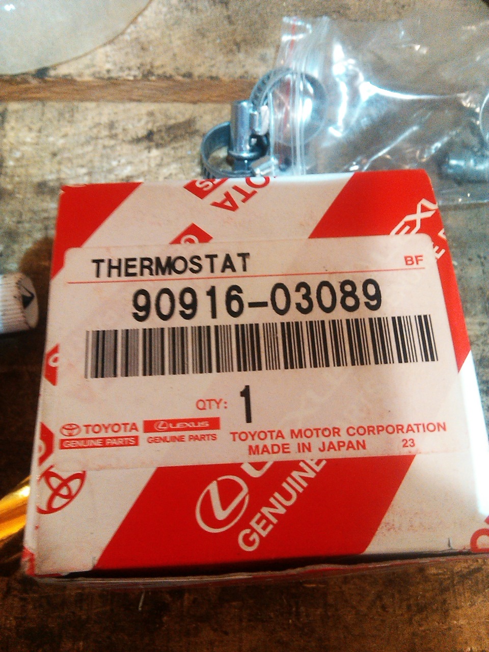 9091603089 Термостат TOYOTA 1PZ, 1HZ, 1HDT, 1HDFTE TOYOTA LEXUS ...