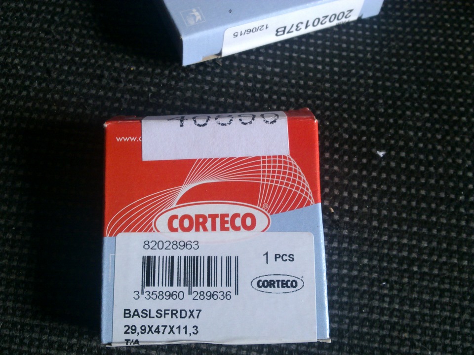 20028963B Уплотняющее кольцо, дифференциал CORTECO | Запчасти на DRIVE2