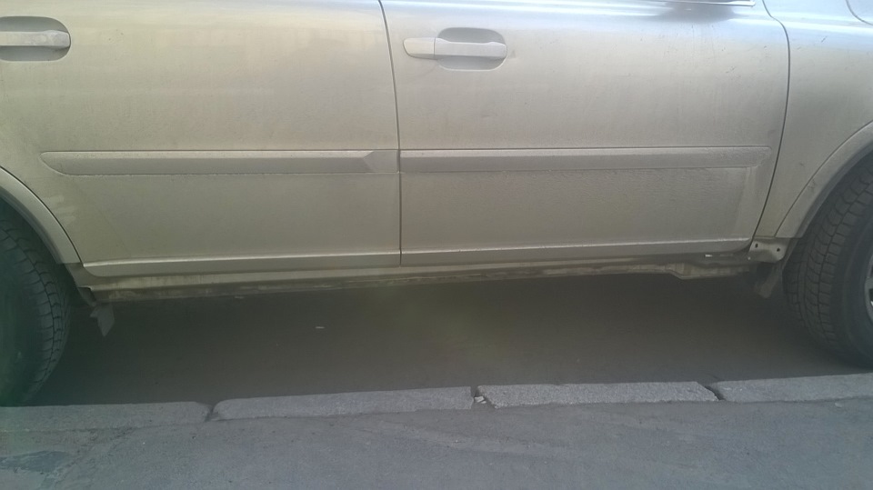 Дошли руки до порогов (done) — Volvo XC90 (1G), 2,5 л, 2007 года ...