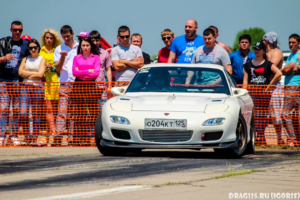 Drag Racing Nakhodka 2016. Открытие сезона. 1 Этап. — Mazda RX-7 (FD ...